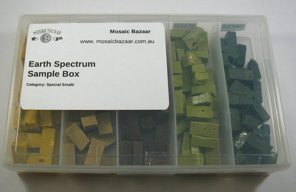 Smalti Sample Box- Earth Spectrum – Mosaic Bazaar
